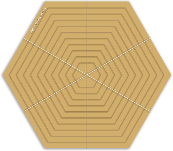 Mystical Shapes Nested Hexagon – Quilters Apothecary