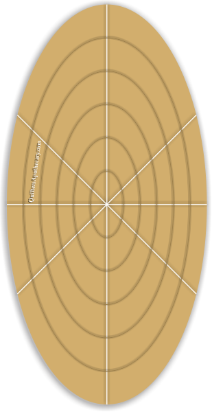Mystical Shapes Nested Oval – Quilters Apothecary